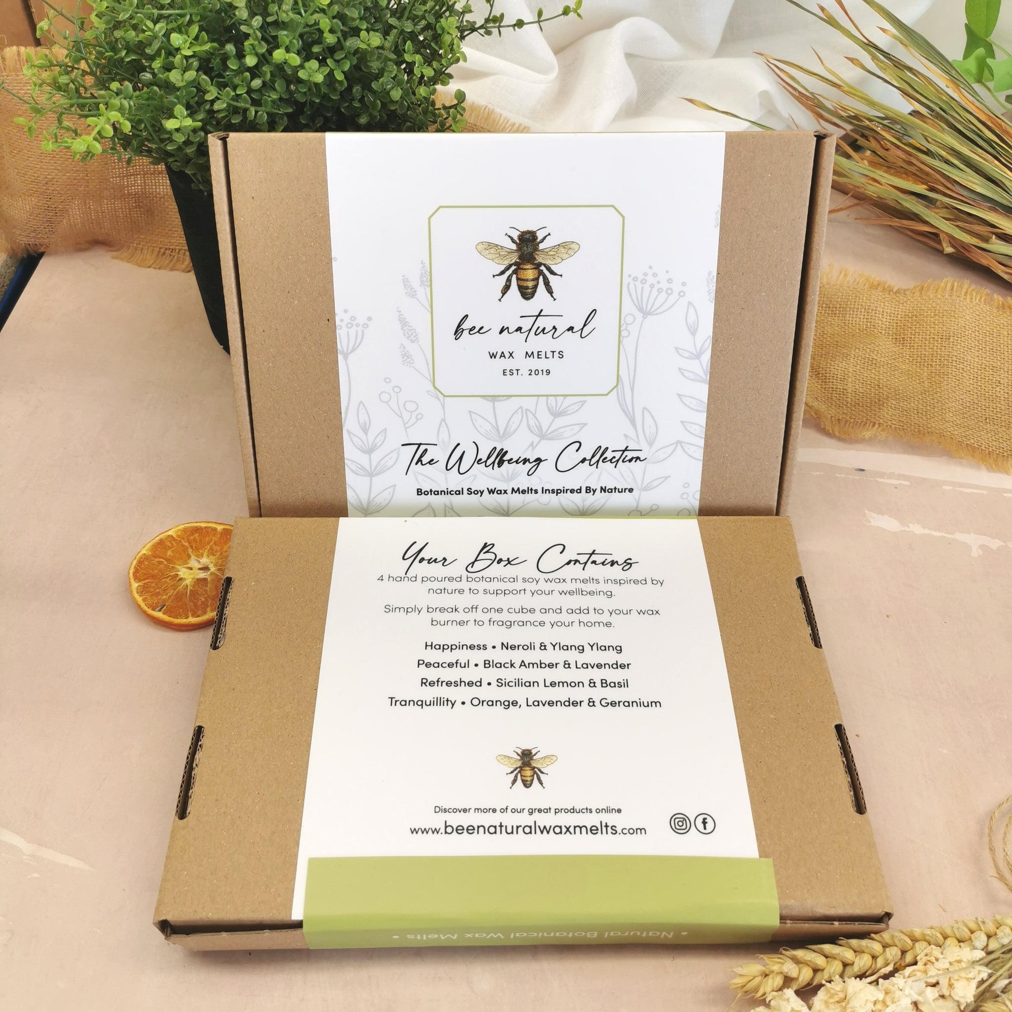 The Wellbeing Collection – Bee Natural Wax Melts